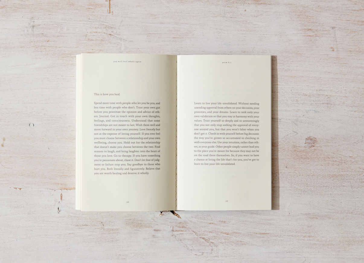 You Will Feel Whole Again ️‍🩹 book by Parm K.C. – Inner Sanctum