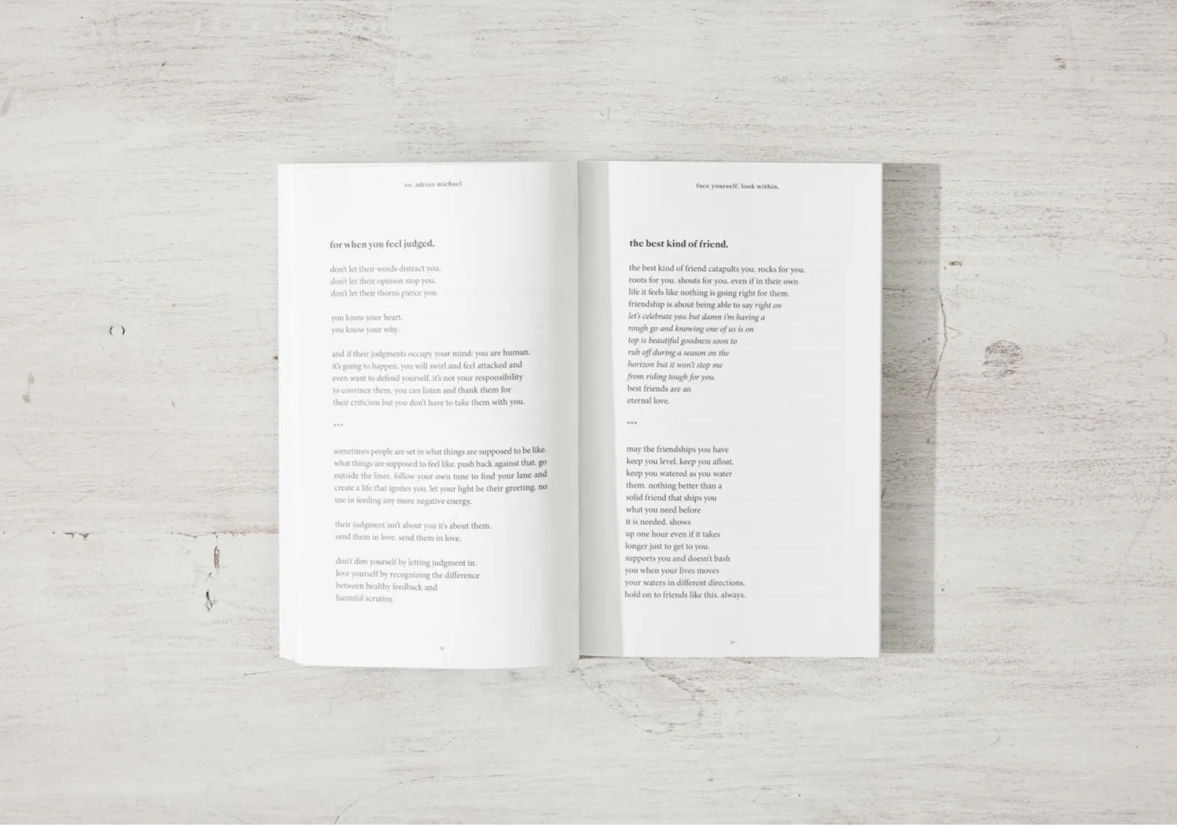 Face Yourself. Look Within Book By Adrian Michael – Inner Sanctum